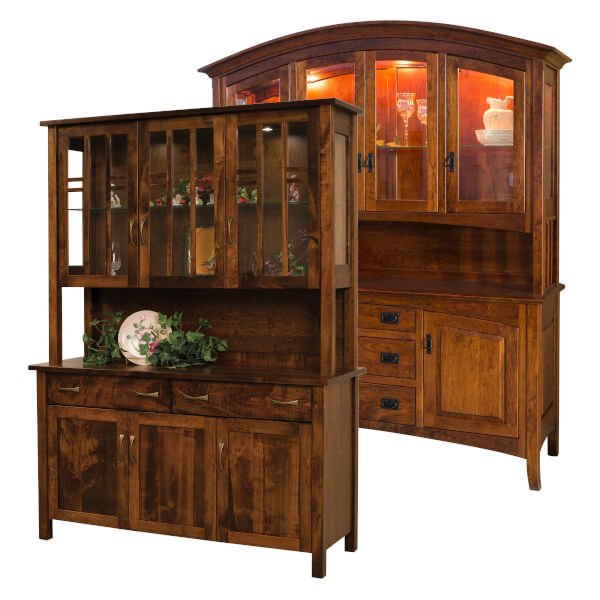 Solid Wood Hutches - Made by Townline Furniture
